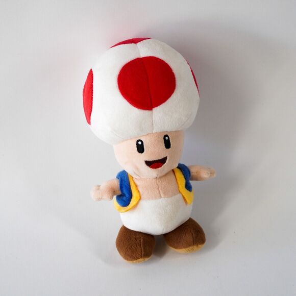 Little Buddy & Nintendo | Toys | Super Mario Toadstool Plush 8 Doll Toy ...